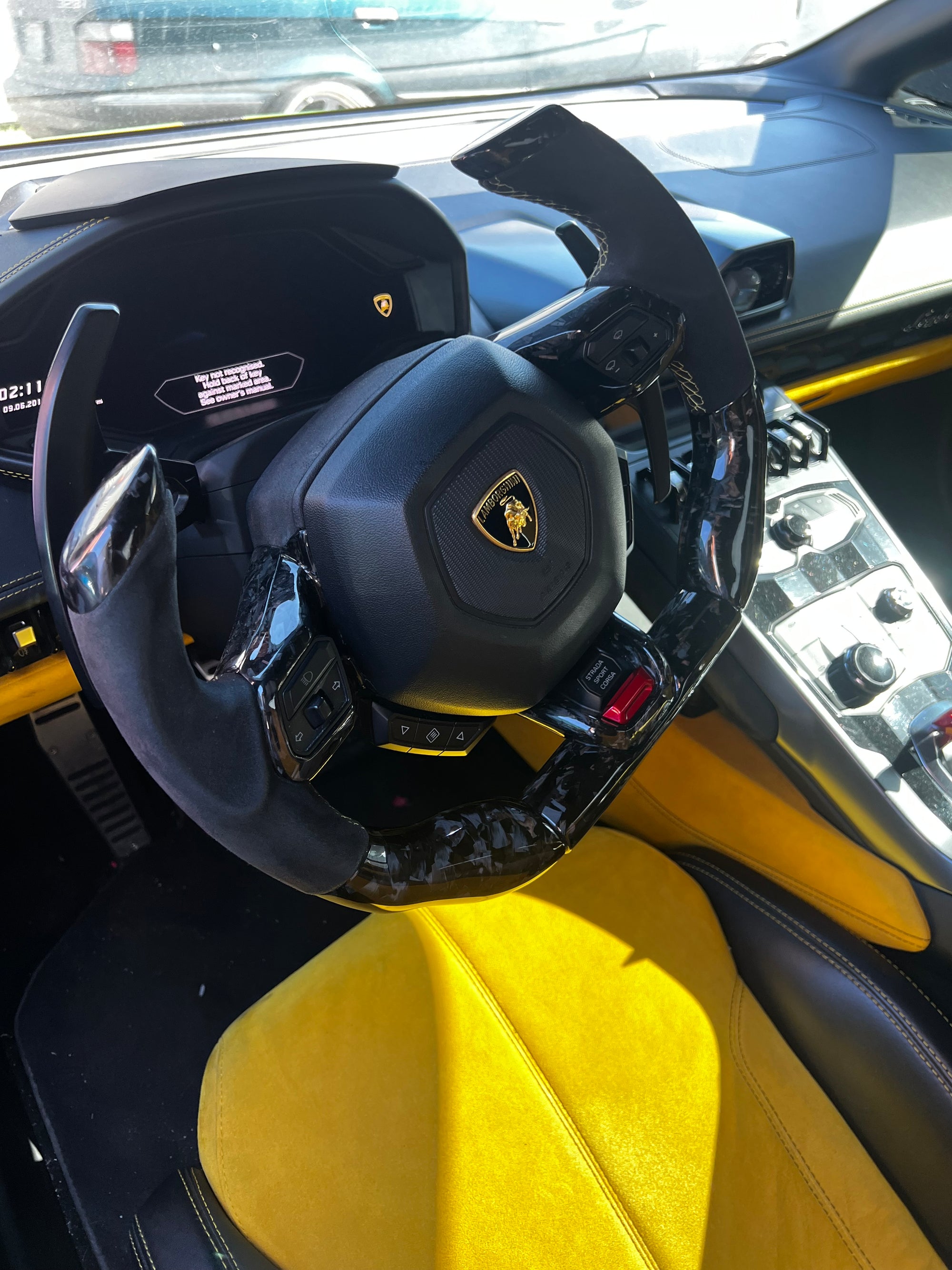 Lamborghini Full Custom Steering Wheel | Eurobahndynamics