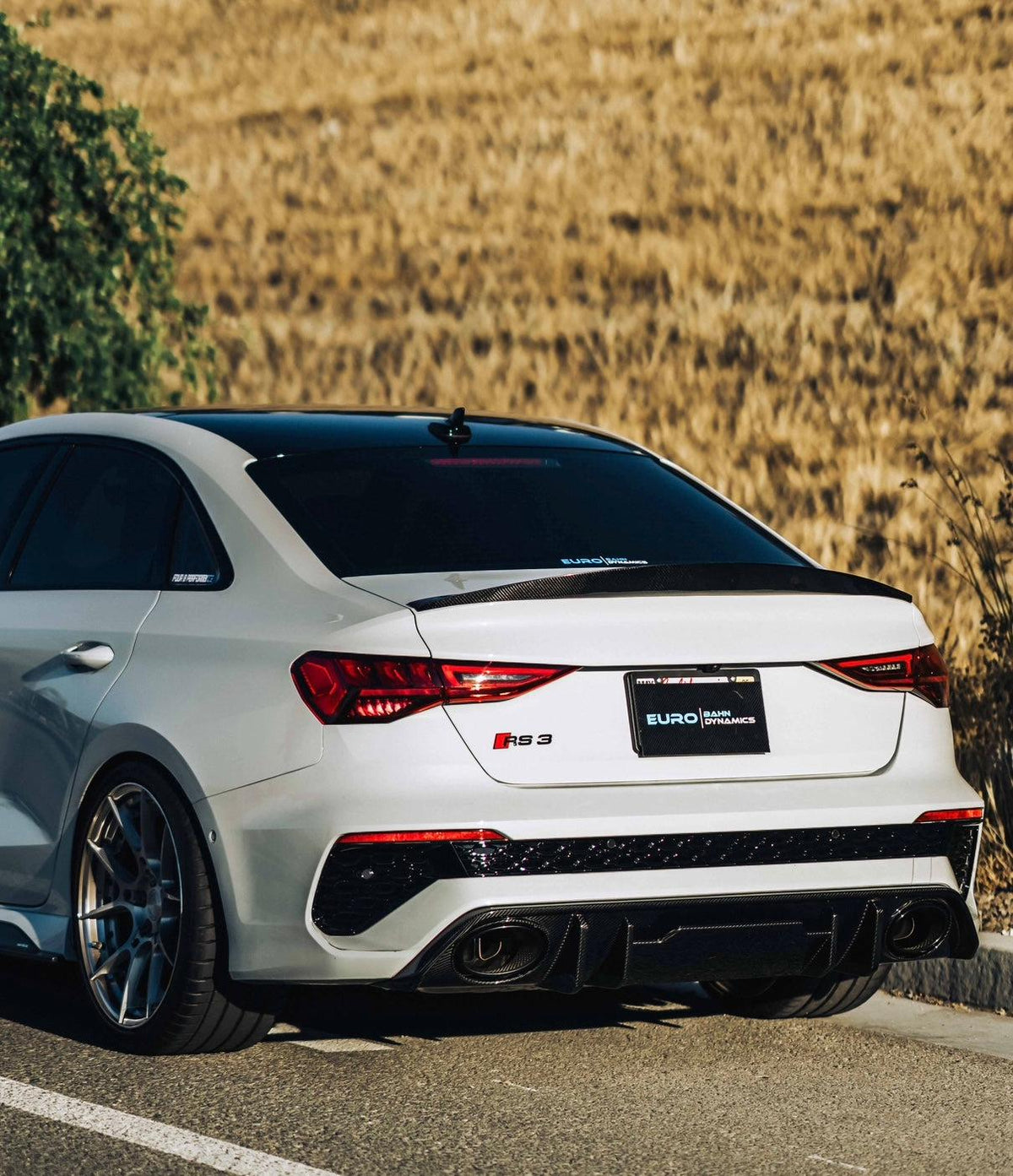 Audi A3/S3/RS3 8Y Carbon Fiber Trunk Lip Spoiler | Eurobahndynamics