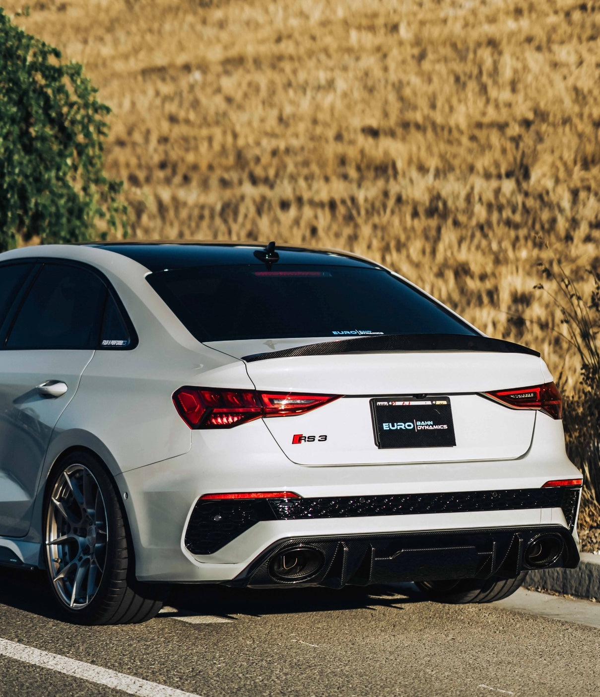 Audi A3/S3/RS3 8Y Carbon Fiber Trunk Lip Spoiler | Eurobahndynamics