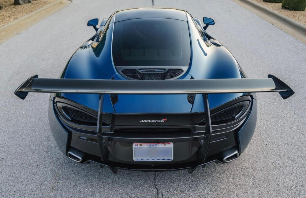 McLaren 540/570s GT Carbon Fiber Chassis Mount Wing | Eurobahndynamics