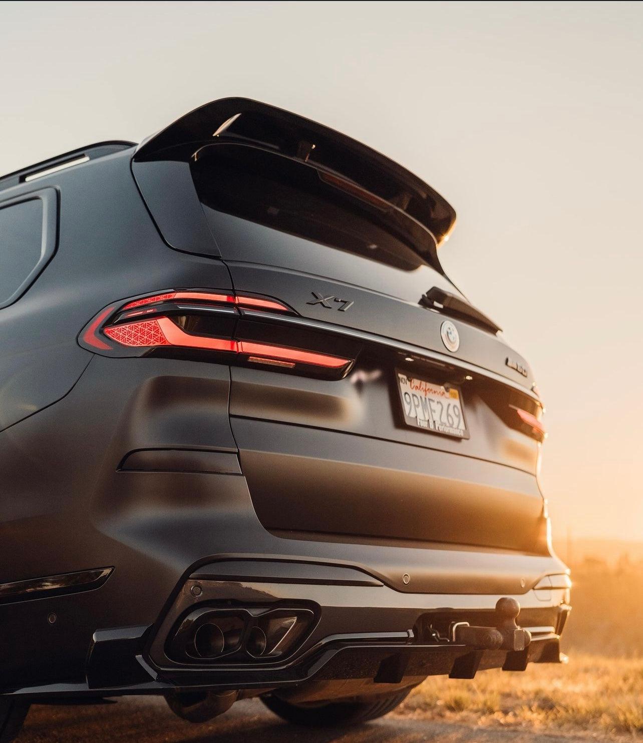 2019-2025 BMW G07 X7 ABS Gloss Black Diffuser | Eurobahndynamics