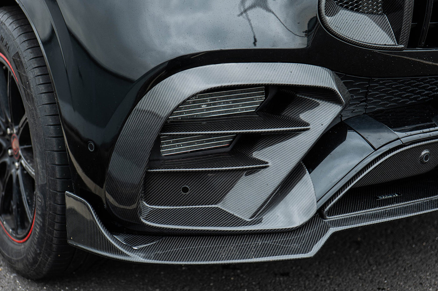 Mercedes SUV W167 GLE 350/450/580/53/63s Carbon Fiber Full Brabus Styl