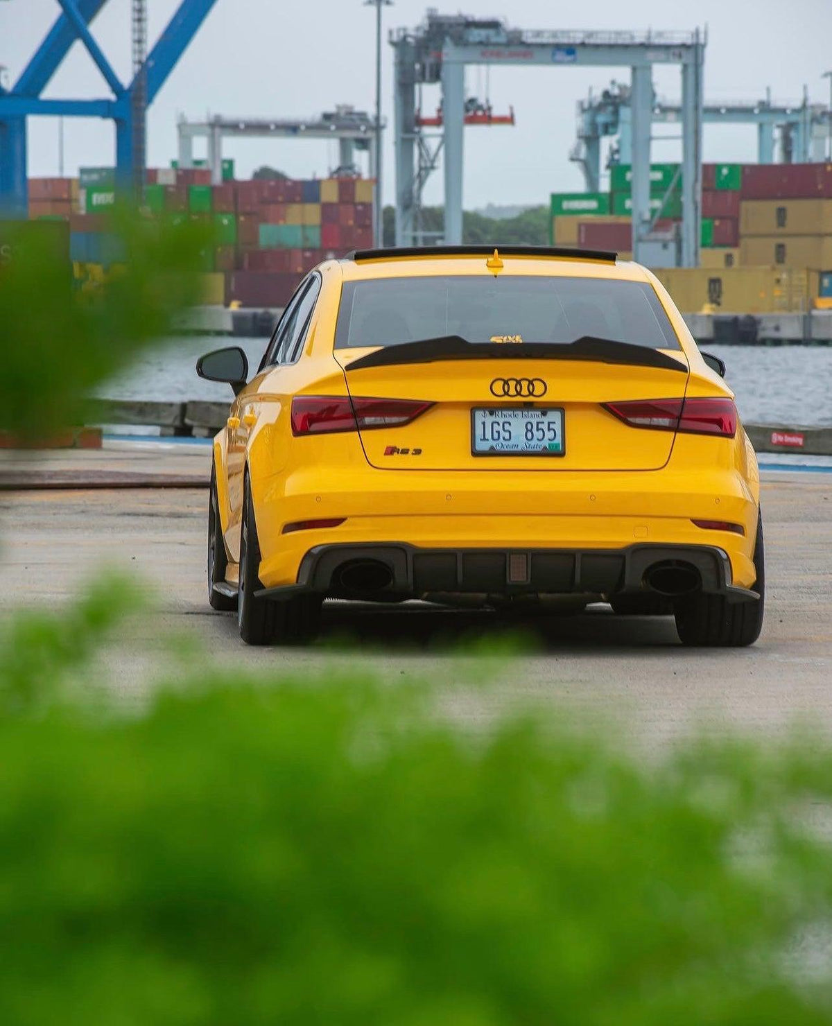 Audi RS3 Brake Light Carbon Fiber Diffuser | Eurobahndynamics