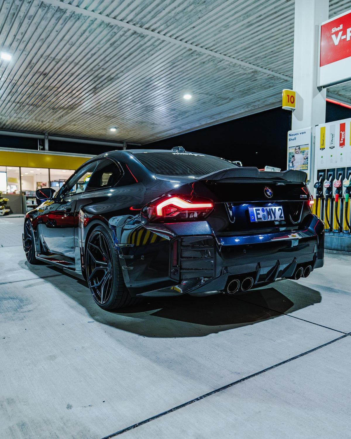 BMW G87 M2 Carbon Fiber Rear Bumper Trim | Eurobahndynamics