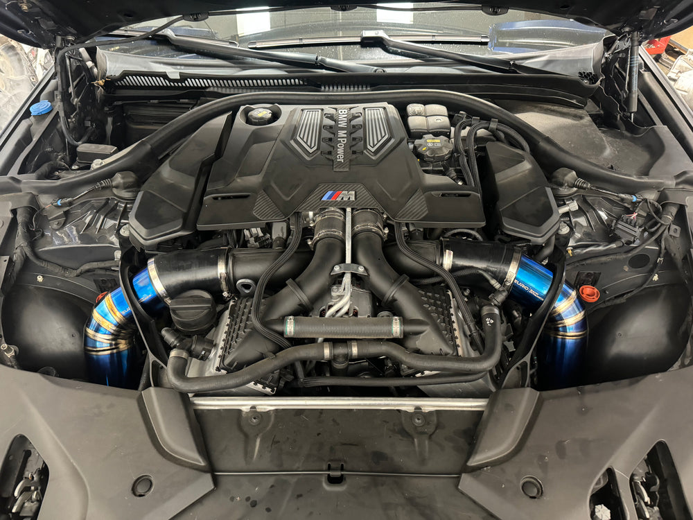 BMW F90/G30 M5 Titanium Front Mount Intakes | Eurobahndynamics