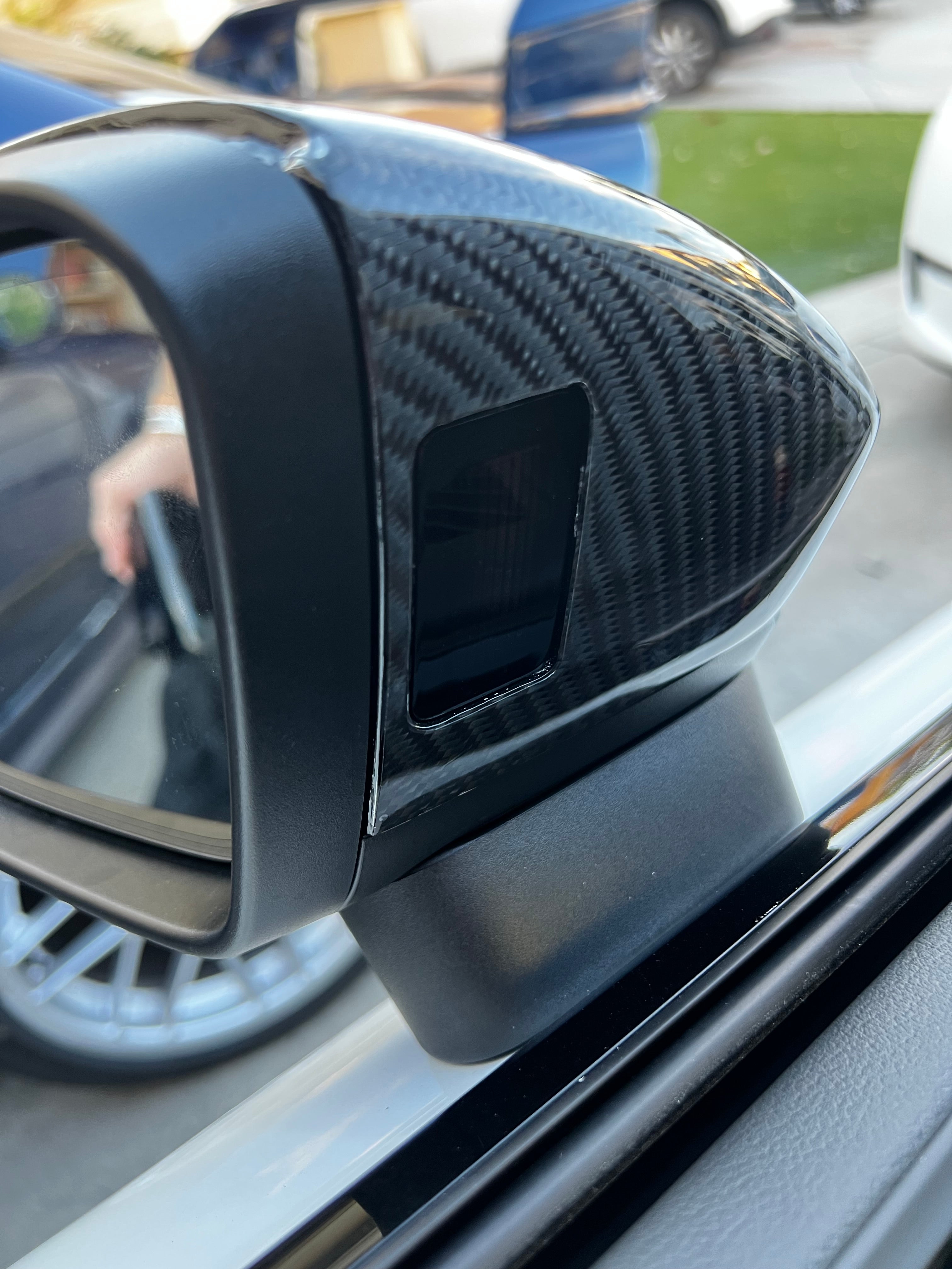 Audi A3 S3 RS3 8Y Carbon Fiber Mirror Caps 2022 2024