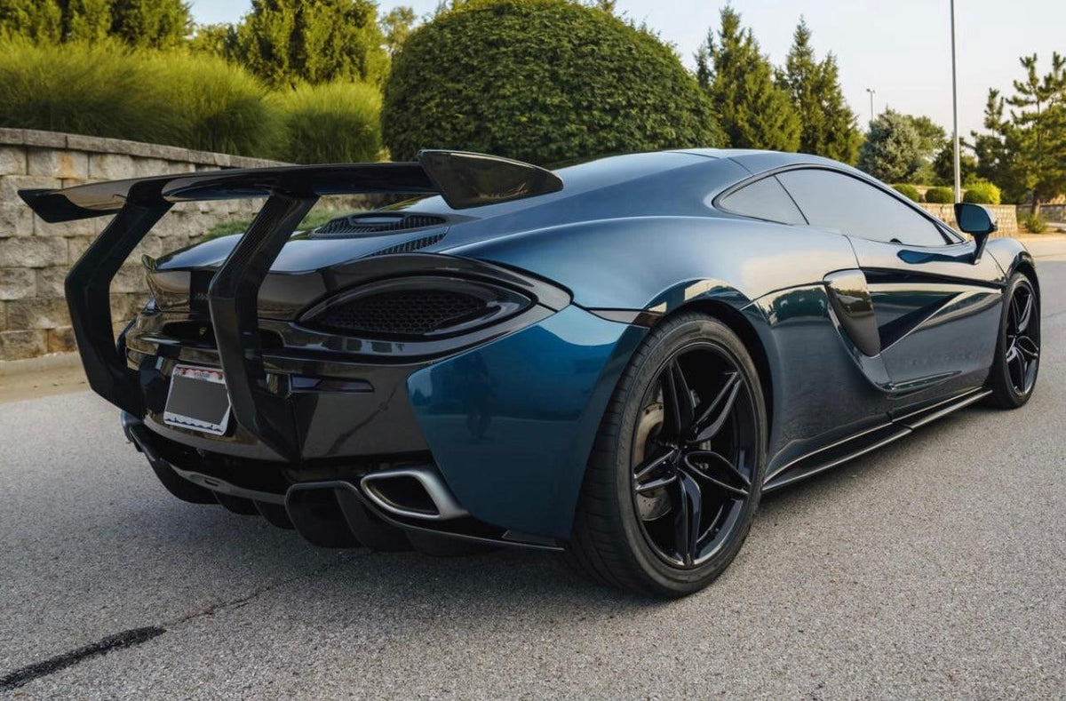McLaren 540/570s GT Carbon Fiber Chassis Mount Wing | Eurobahndynamics