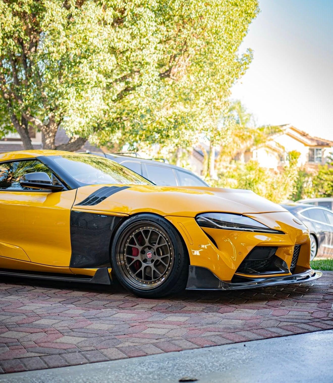 Toyota Supra MK5 Carbon Fiber AP Front Lip | Eurobahndynamics