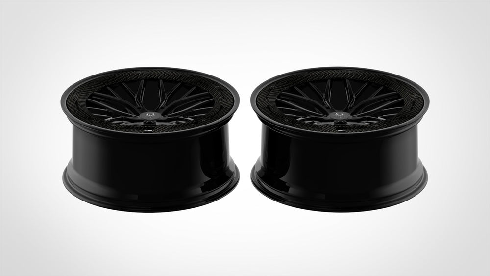 Velocity Forge FV-21 2Pc Carbon Fiber Forged Wheels Set Of 4