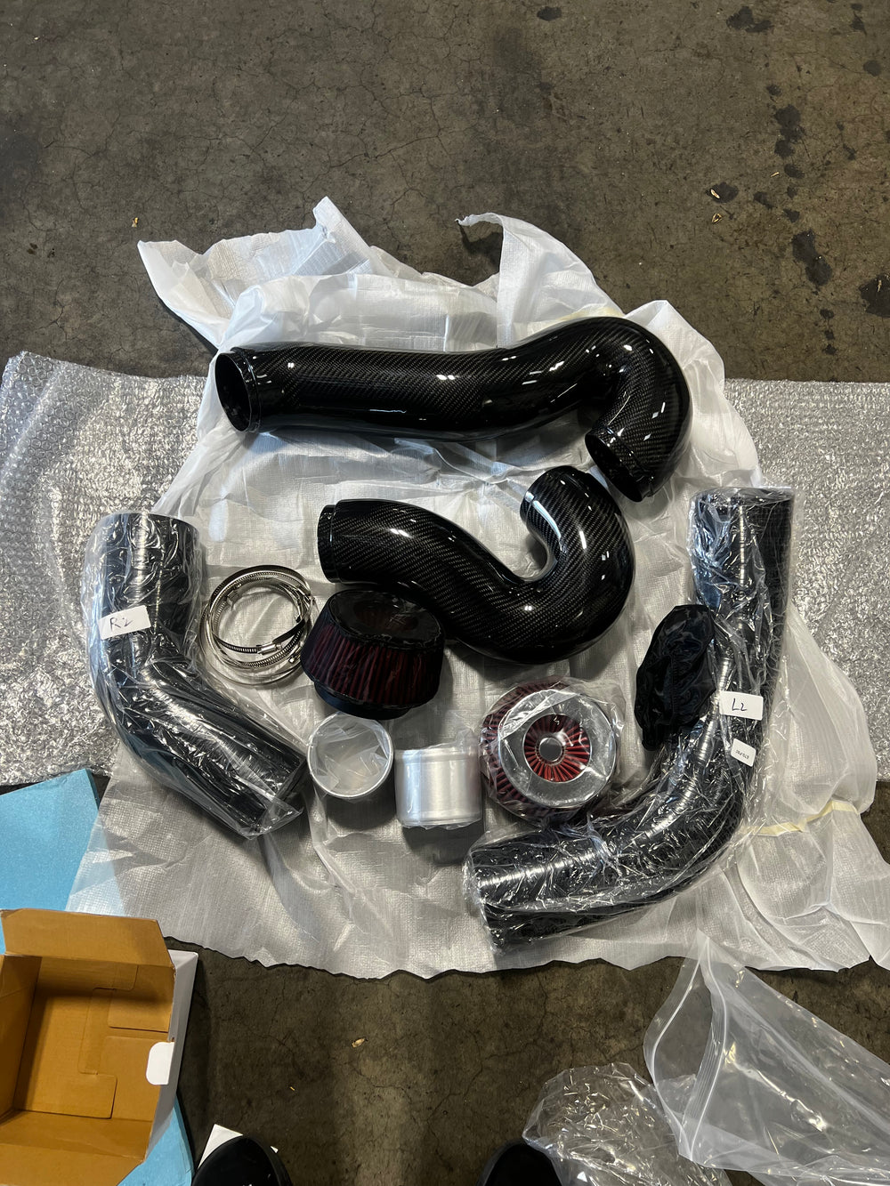 BMW X5M/X6M S68 Carbon Fiber Front Mount Intakes | Eurobahndynamics
