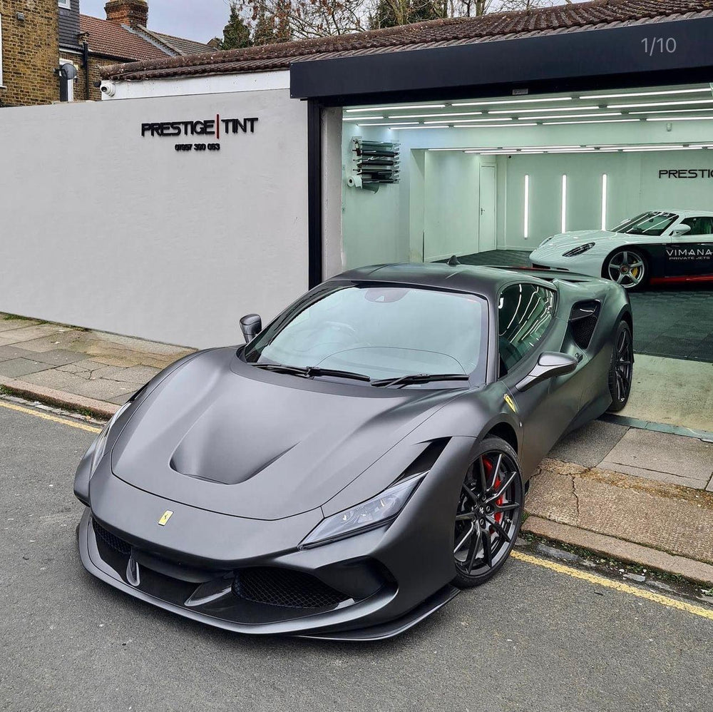 Ferrari F8 Tributo Carbon Fiber Front Splitter | Eurobahndynamics