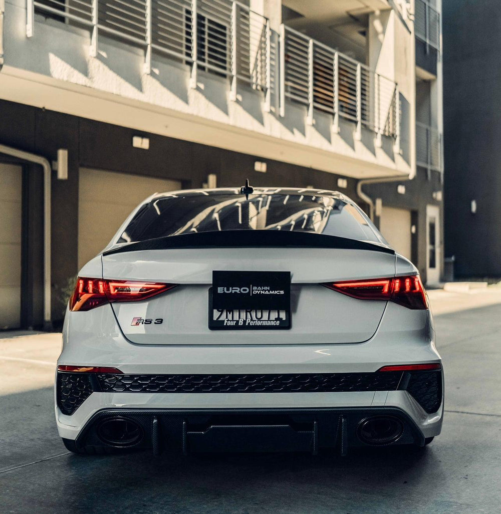 Audi A3/S3/RS3 8Y Carbon Fiber Trunk Lip Spoiler | Eurobahndynamics