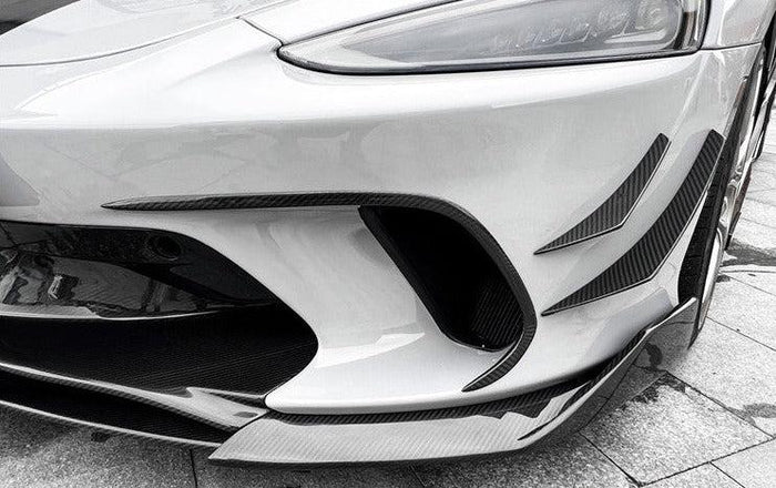 McLaren GT Carbon Fiber Front Splitters | Eurobahndynamics