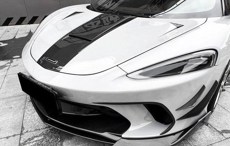 McLaren GT Carbon Fiber Front Splitters | Eurobahndynamics