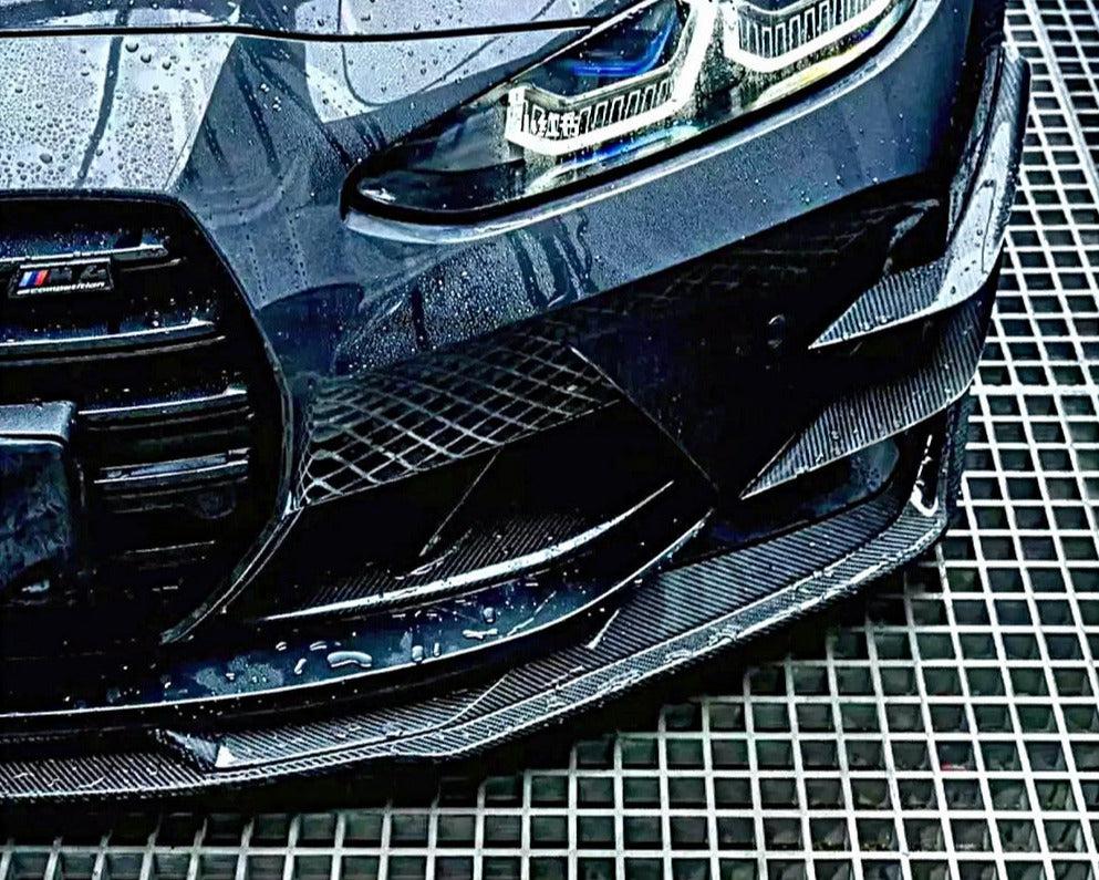 BMW G80 M3/G82 M4 Carbon Fiber Front AP Splitter | Eurobahndynamics