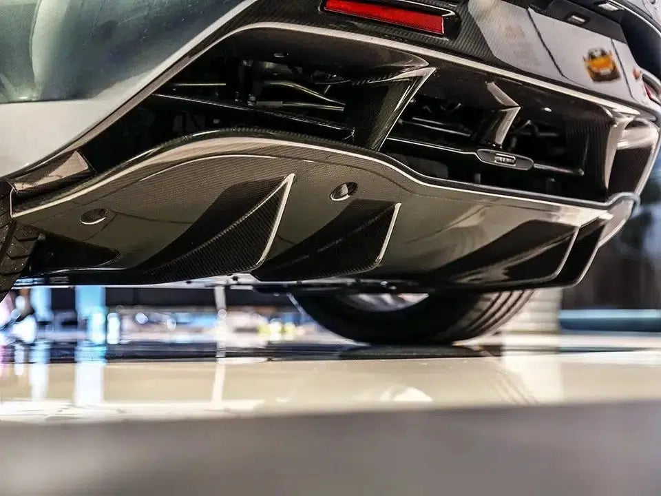 McLaren 720s Carbon Fiber Rear Diffuser | Eurobahndynamics