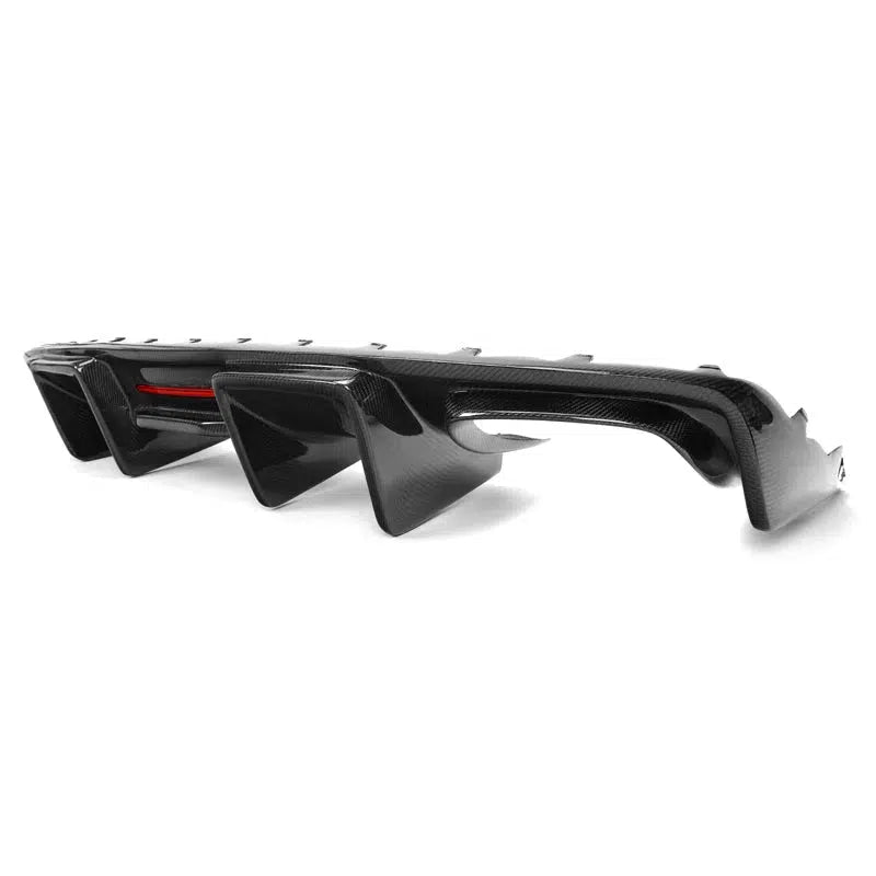 Audi B8 5 S4 And A4 Kb Style Carbon Fiber Rear Diffuser