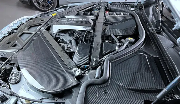 BMW G80 M3/G82/G83 M4 Carbon Fiber Air Intake Cover | Eurobahndynamics