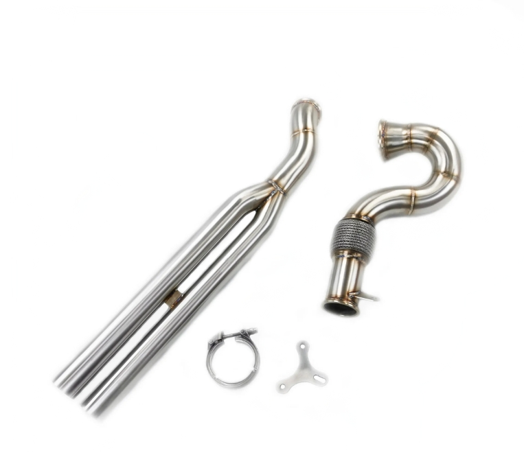 Audi TTRS 8S/ RS3 8V/8Y Cat Less Downpipe With Mid Pipe