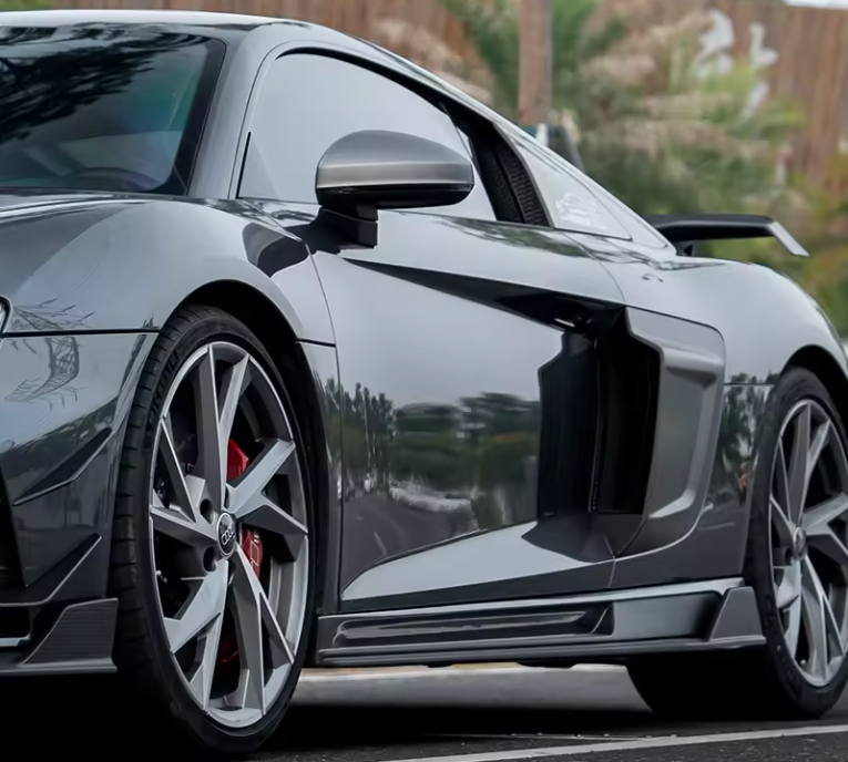 Audi R8 Gen 2 Carbon Fiber AP Side Skirts | Eurobahndynamics