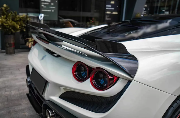 Ferrari F8 Tributo Carbon Fiber AP Rear Spoiler| Eurobahndynamics