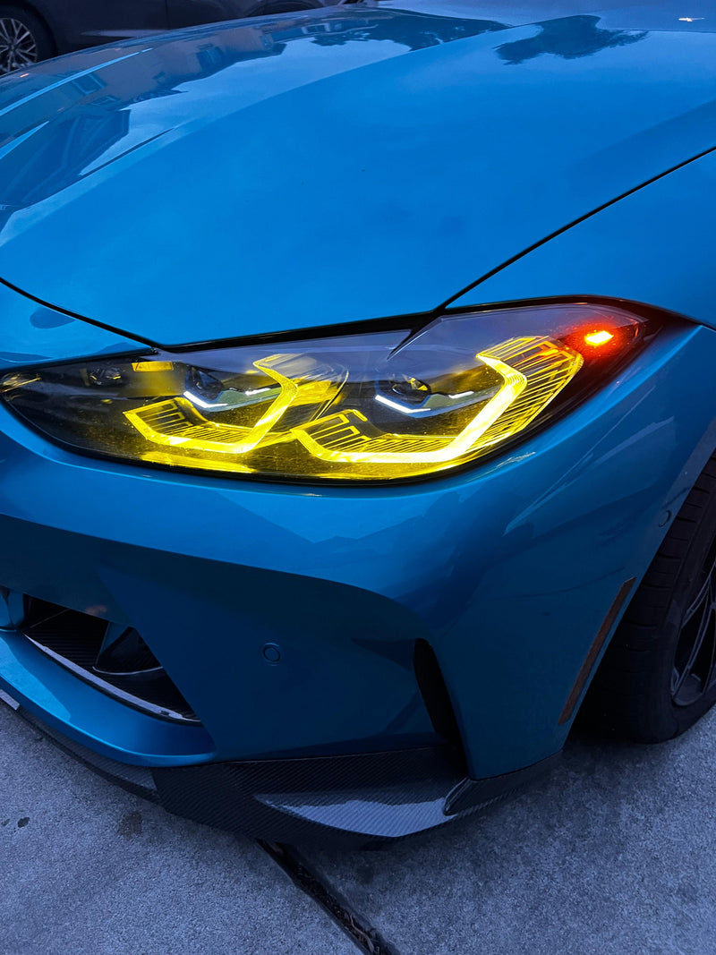 BMW G8X G80 M3 G82 M4 G22 CSL YELLOW HEADLIGHT DRL MODULE UPGRADE