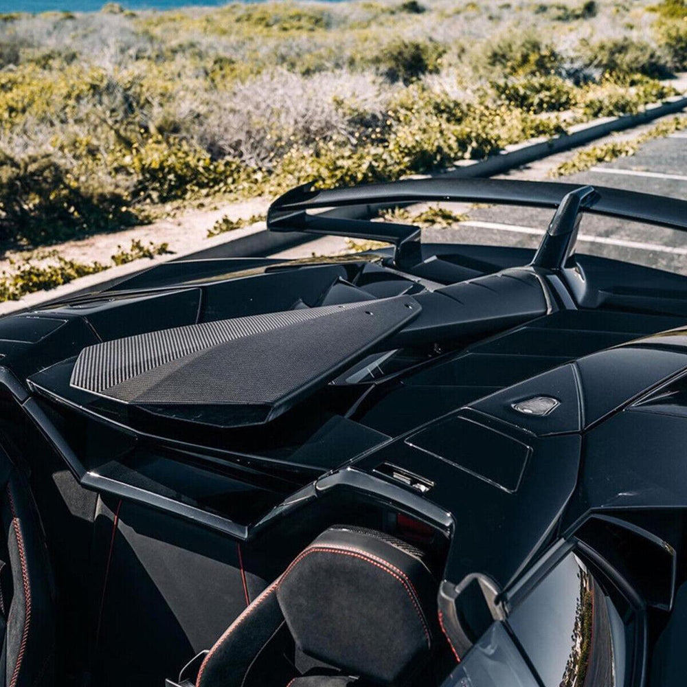 Lamborghini Aventador SVJ Carbon Fiber Roof Scoop | Eurobahndynamics