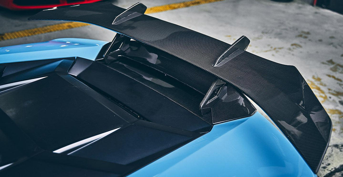 Lamborghini Huracan Evo Swan Neck Wing | Eurobahndynamics