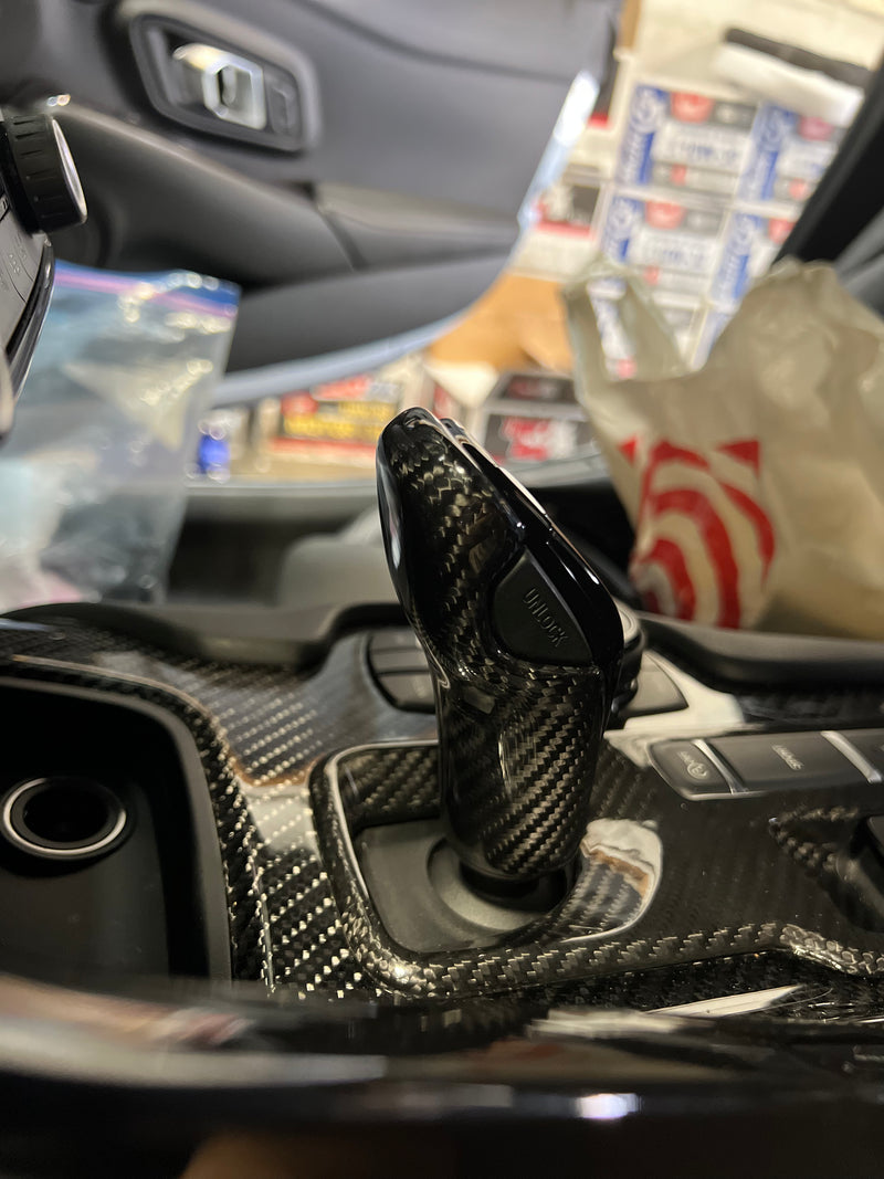 Toyota MK5 Supra Carbon Fiber Shifter Trim | Eurobahndynamics