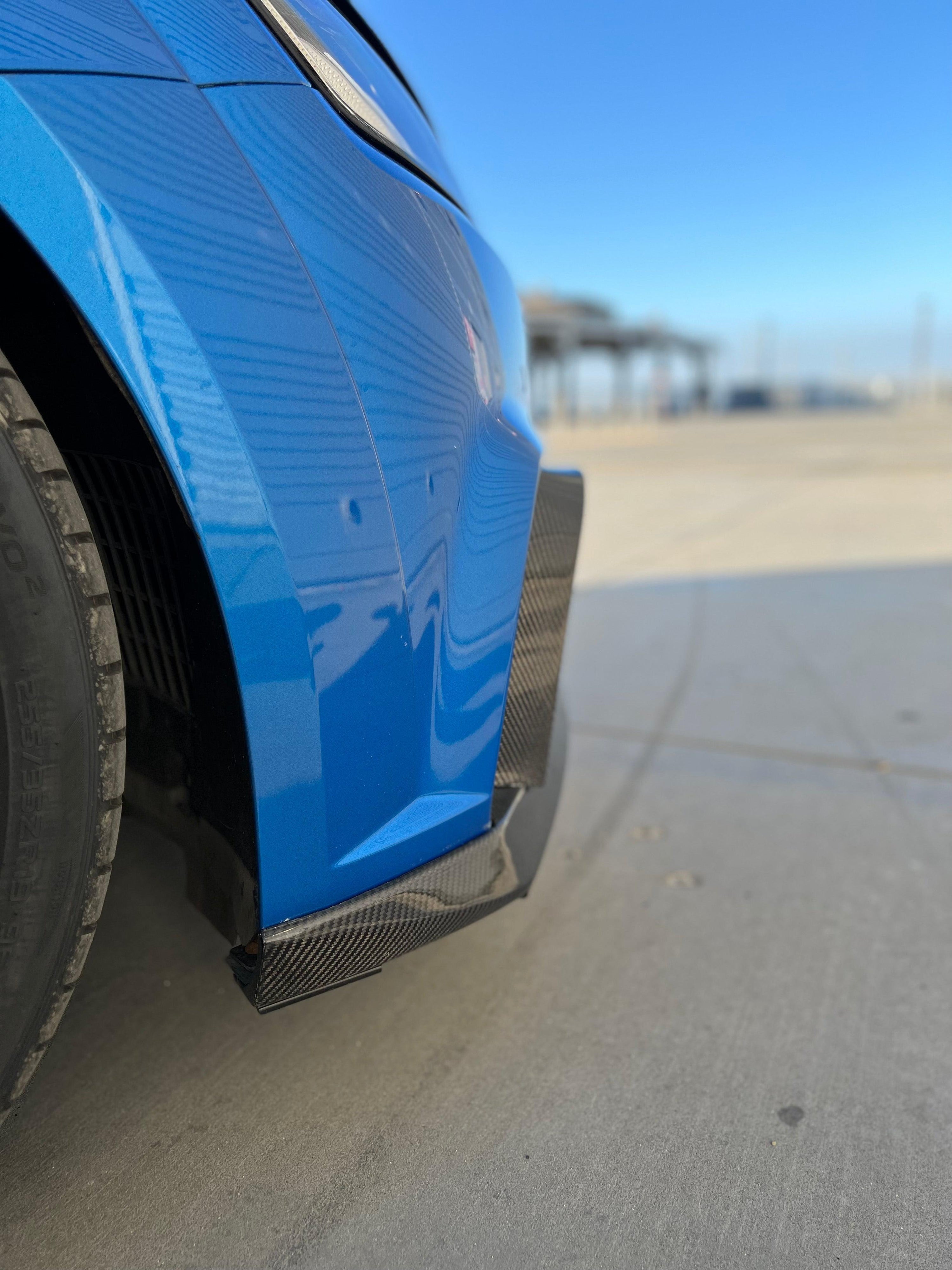 Audi TTRS Carbon Fiber Front Splitter | Eurobahndynamics