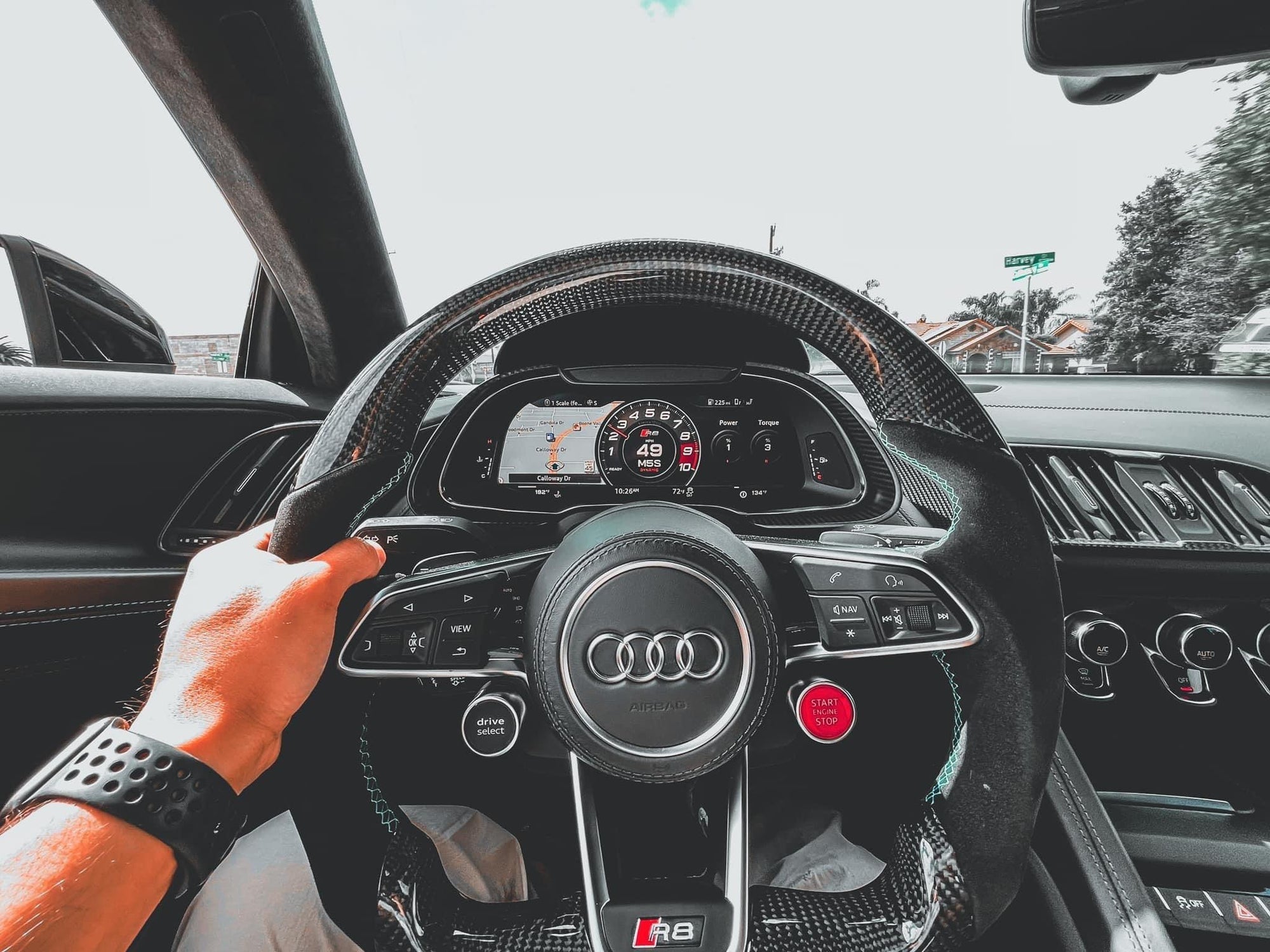 Audi Full Custom Carbon Fiber Steering Wheels