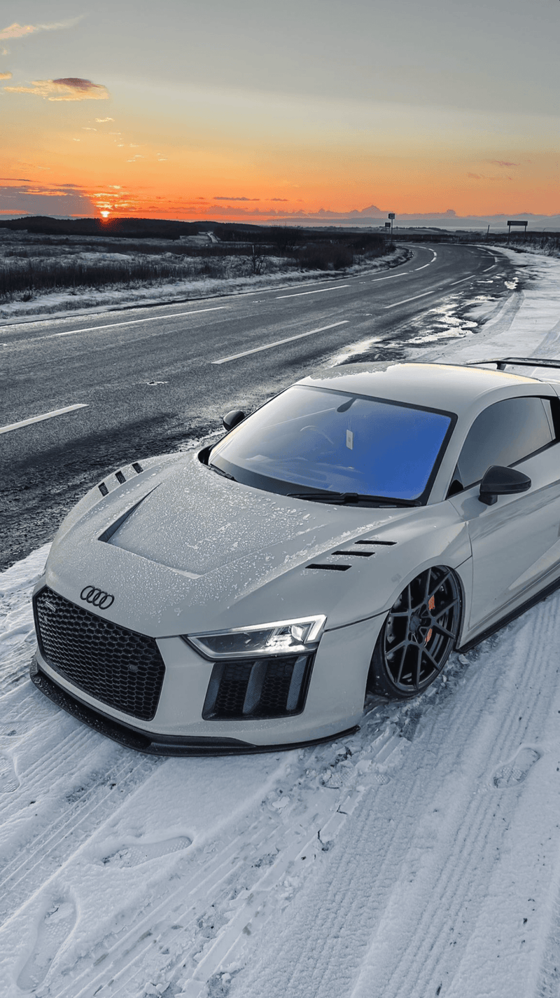 Audi R8 Carbon fiber Artisan Front Lip | Eurobahndyanmics