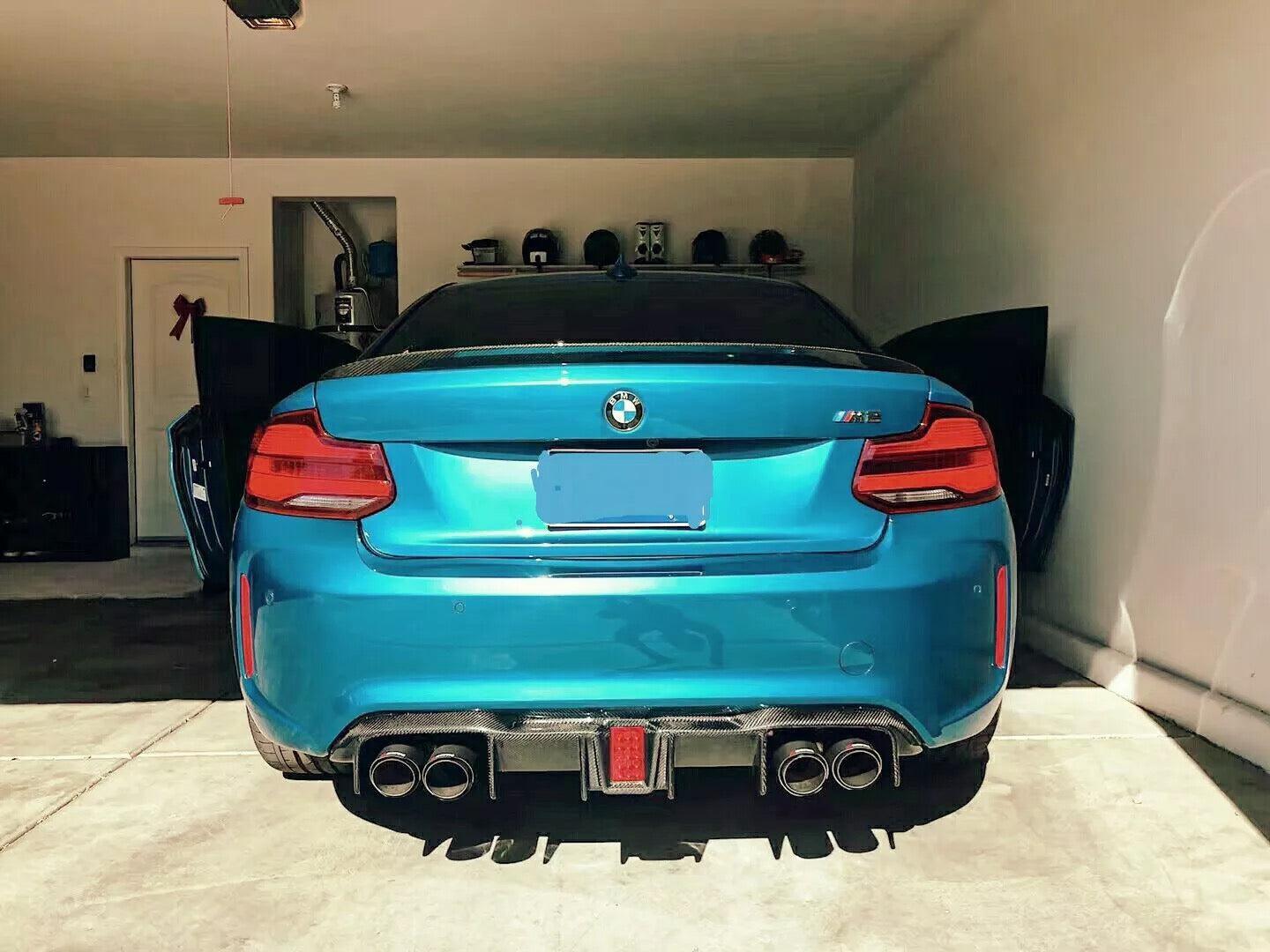 BMW M2 Carbon Fiber Aggressive Brake Light Diffuser | Eurobahndynamics