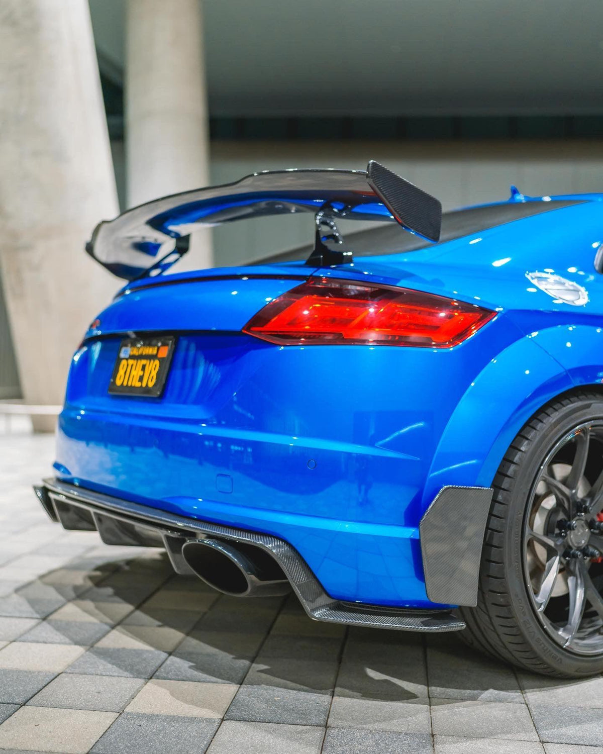 Audi TTRS Artisan EuroBahn Carbon Fiber Diffuser | Eurobahndynamics