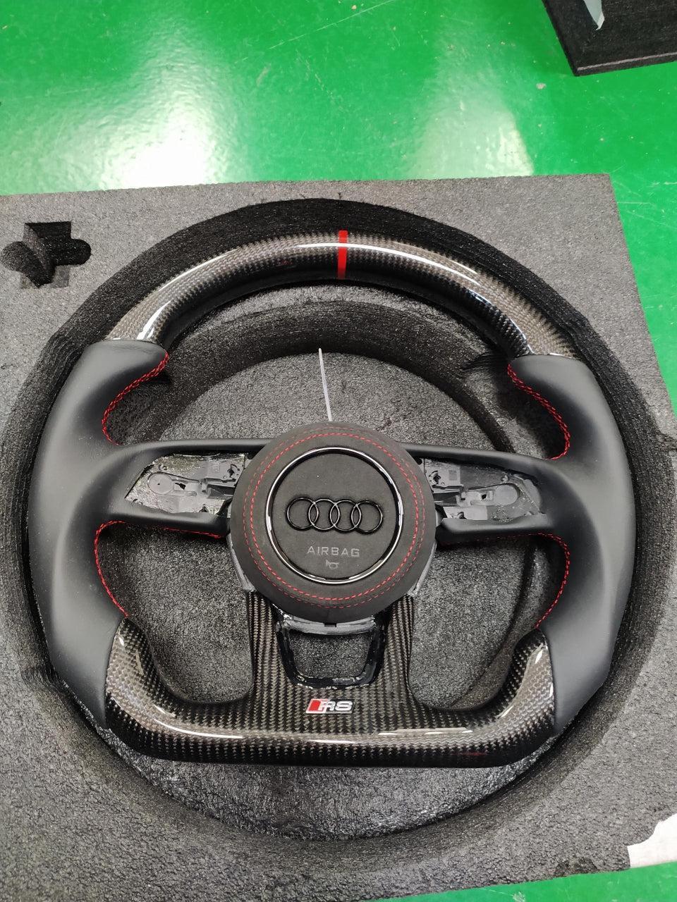 Audi Full Custom Carbon Fiber Steering Wheels