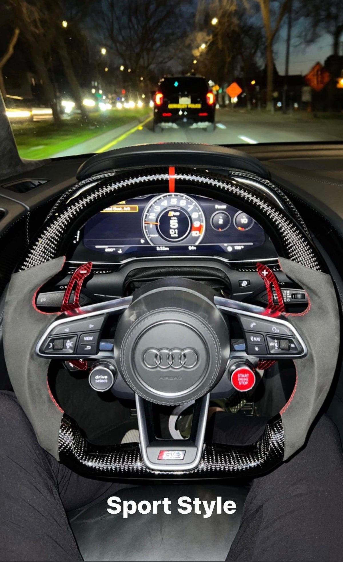 Audi Full Custom Carbon Fiber Steering Wheels