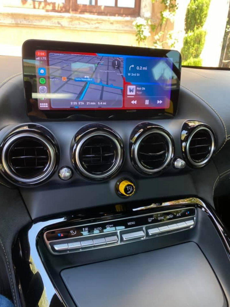 Mercedes AMG GT Apple Car Play Screen Upgrade | Eurobahndyanamics