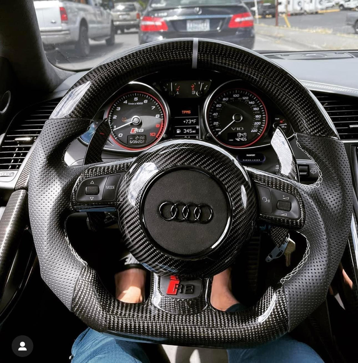 Audi Full Custom Carbon Fiber Steering Wheels