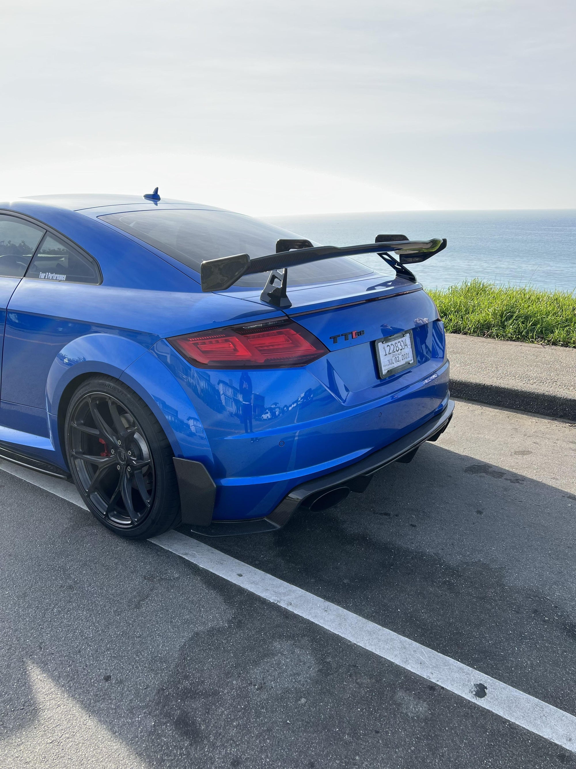 Audi TTRS Artisan EuroBahn Carbon Fiber Diffuser | Eurobahndynamics