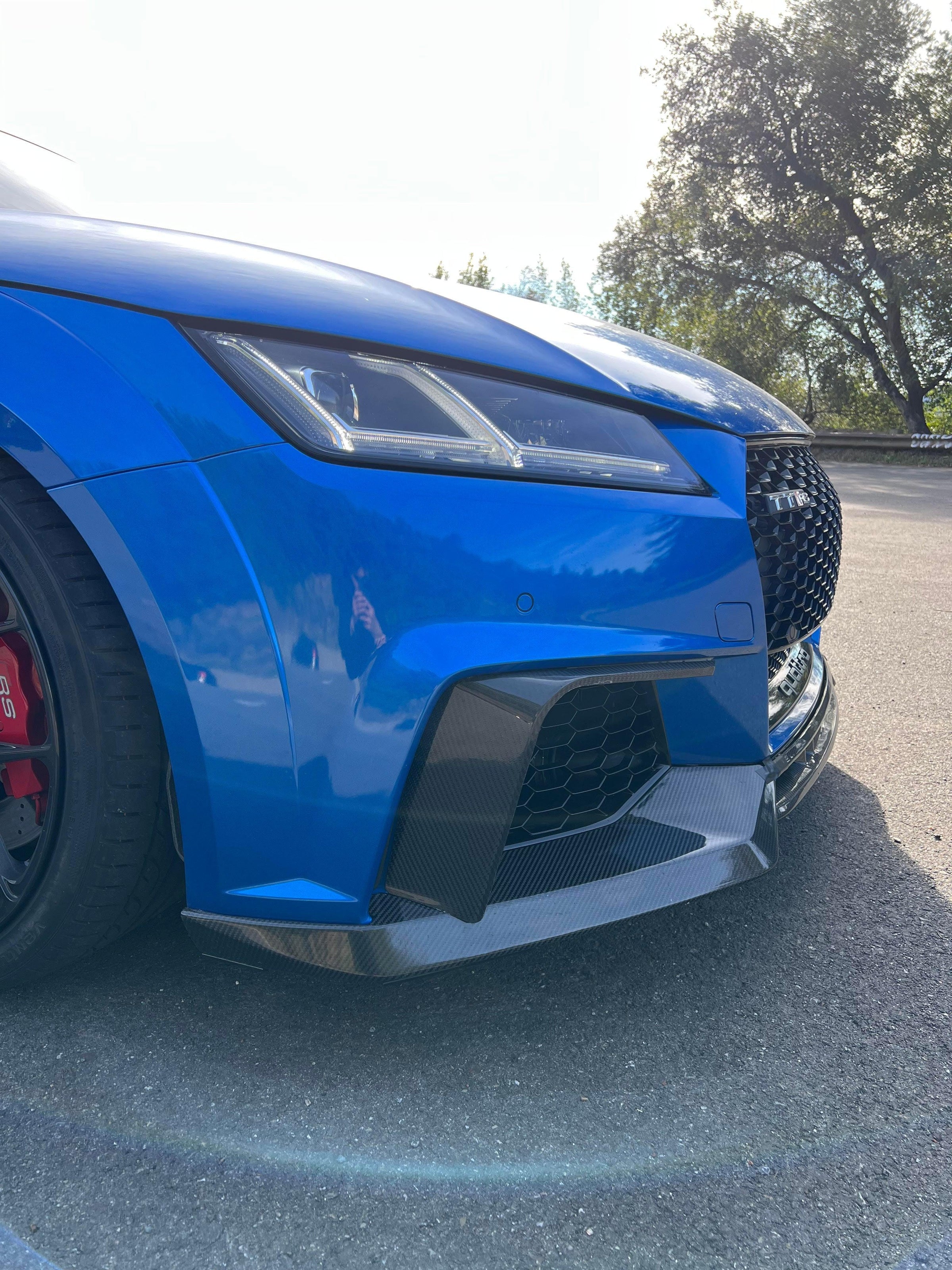 Audi TTRS Carbon Fiber Front Splitter | Eurobahndynamics