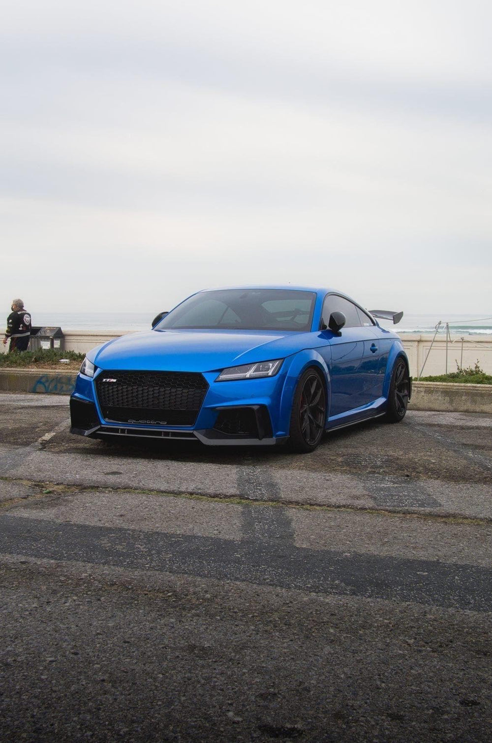 Audi TTRS Carbon Fiber Front Splitter | Eurobahndynamics